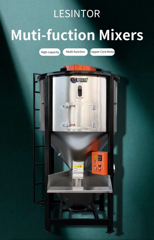 300kg Vertical Plastic Mixing Machine Color Raw Material Mixer Machine ...