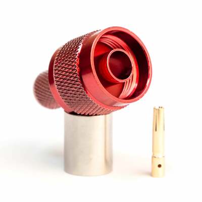N Type Reverse polarity Male Red. Crimp connector for LMR400, Belden ...