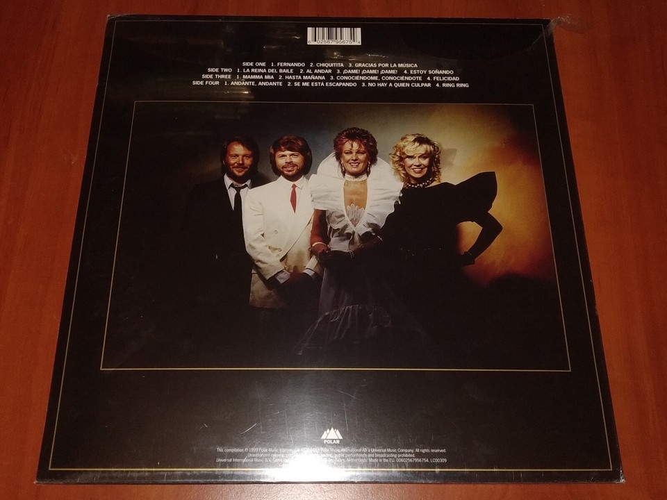 ABBA ORO GRANDES EXITOS 2x LP *RARE* GATEFOLD 180g VNYL EU POLAR PRESS ...