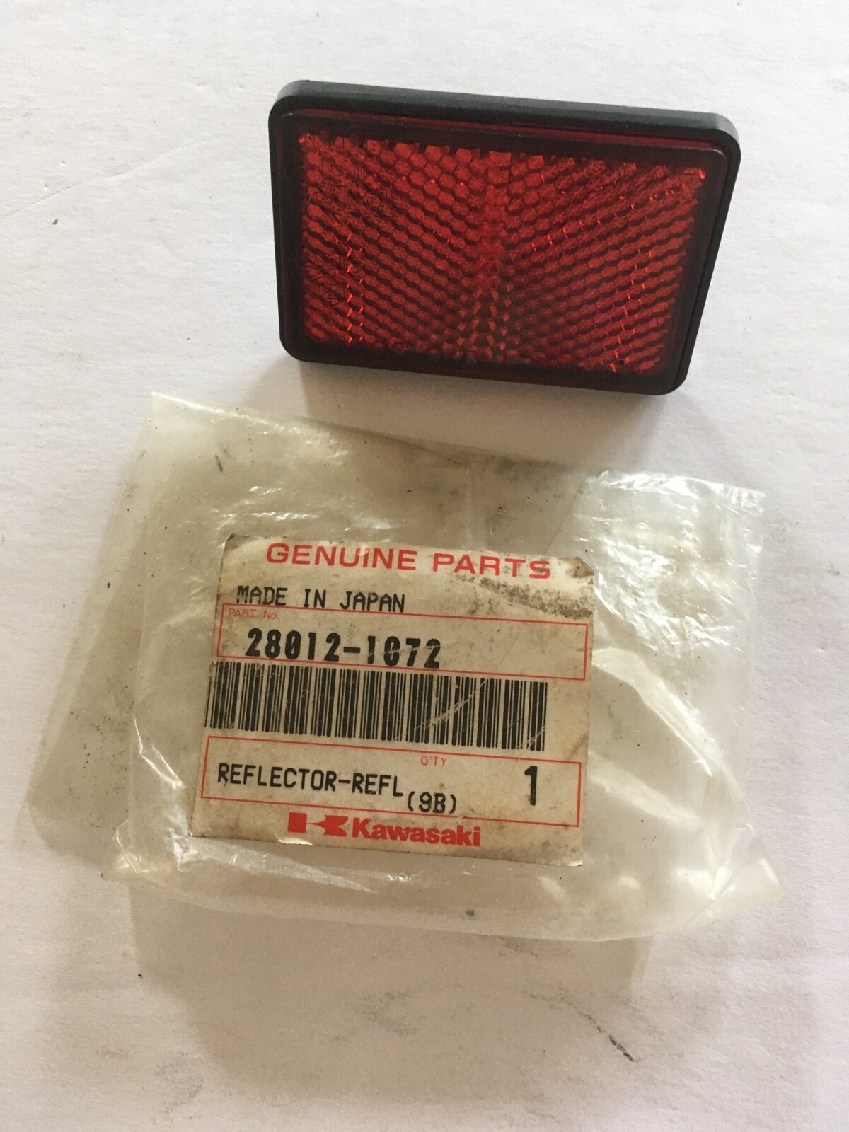 KAWASAKI OEM REFLEX REFLECTOR, RR NINJA ZX-6 Z-X11 ZZR600 1990-2005 ...