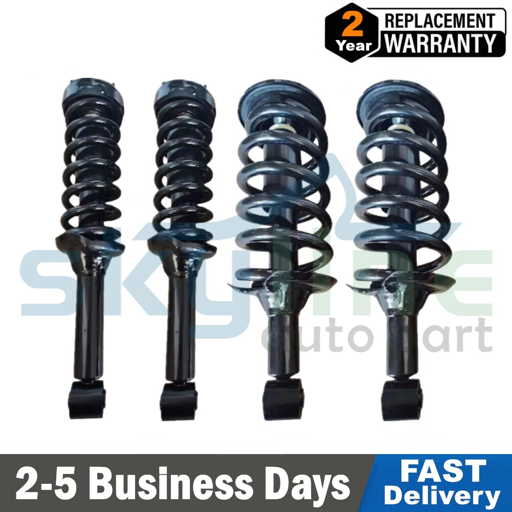 4x Front Rear Shock Struts to Coil Spring Conversion Kit Fit Land Rover ...