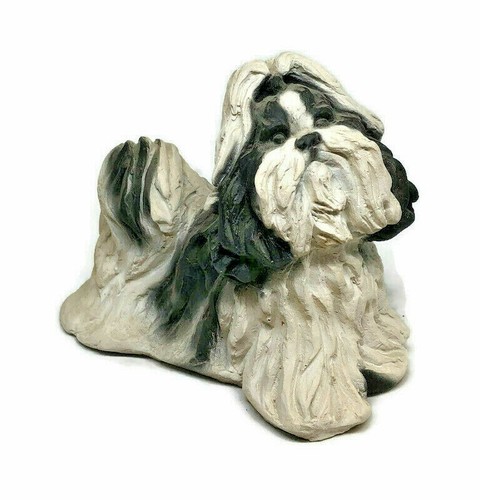 VINTAGE 1982 RON HEVENER LIMITED EDITION DOG SCULPTURE Shih-Tzu 5" X 4 ...