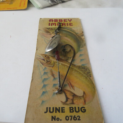 FISHING LURE ABBEY IMBRIE JUNE BUG NO. 0762 NEW ON THE CARD | eBay