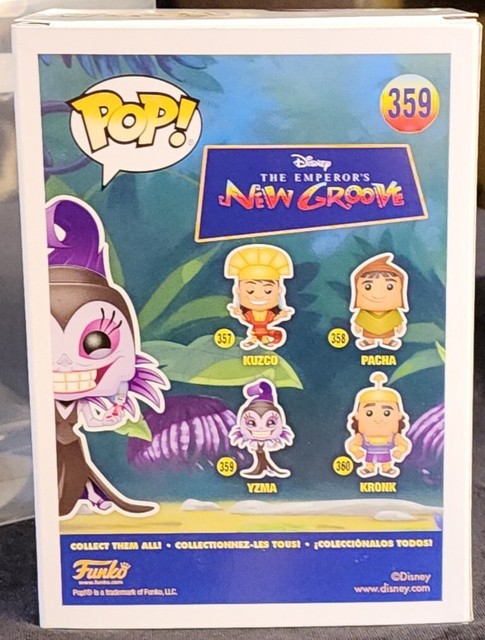 Funko Pop Disney The Emperor's Groove Yzma 359 Vinyl Figure 12011 for ...