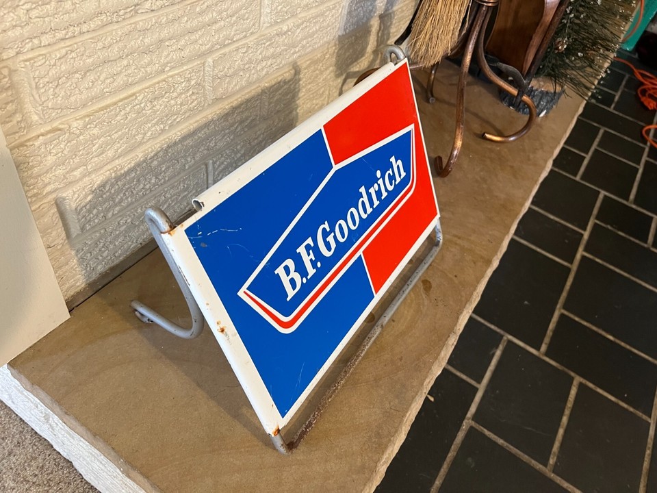 Antique B.F. Goodrich Tire Store Display Advertising Sign | eBay