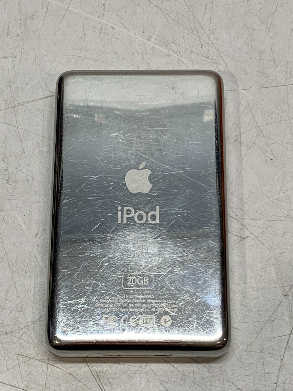 Apple iPod 4th Gen (ClickWheel) 2004 20GB White A1059 M9282LL/A | eBay