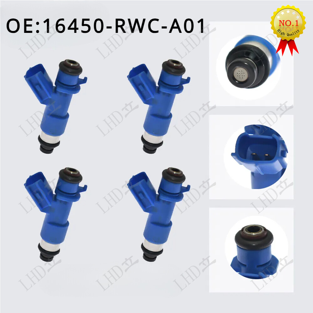 4 Pcs New Fuel Injectors Fits For Honda Acura RDX 410cc B16 B18 K20 K24 ...