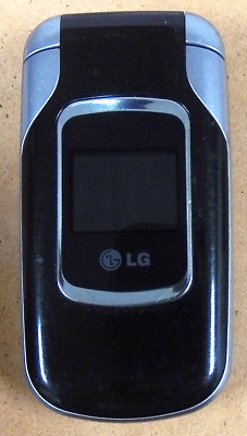 LG 220C / 220CM - Black and Silver ( TracFone ) Rare Cellular Flip ...