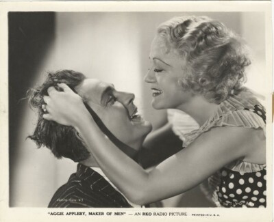 Aggie Appleby Maker of Men 1933 Charles Farrell Wynne Gibson Original ...