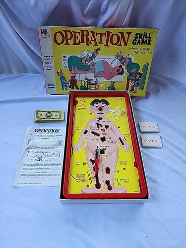 Operation Game (Milton Bradley MB 1965) Complete SMOKING DOCTOR | eBay