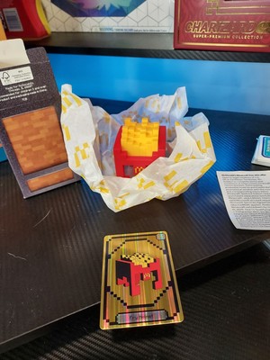 Minecraft Movie Mcdonald’s Happy Meal Toy Fry helmet with code NEW IN ...