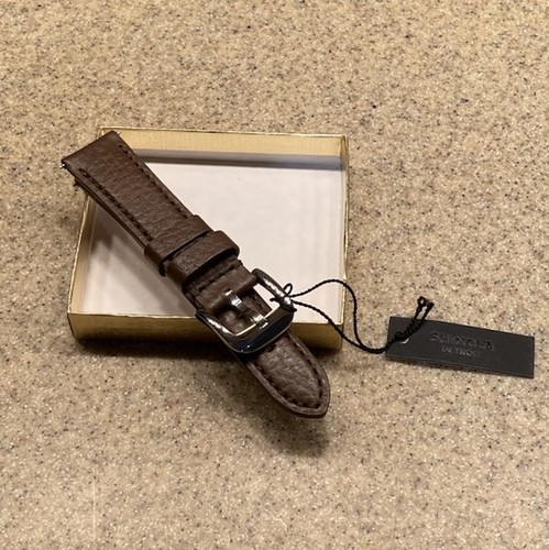 Shinola Detroit Leather Watch Band Strap 20mm Walnut | eBay
