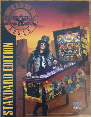 GUNS N ROSES SE by Jersey Jack Pinball flyer | eBay