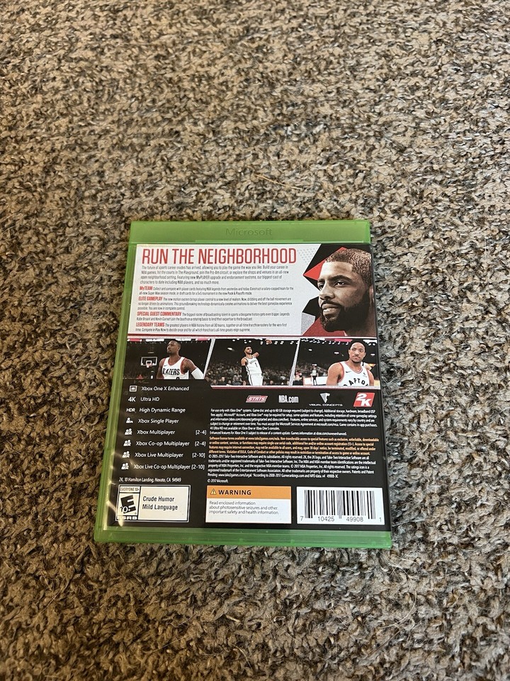 NBA 2K18 (Microsoft Xbox One, 2017) Tested 710425499081| eBay