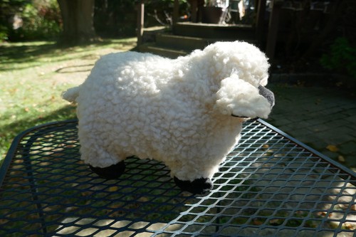 VTG Iwaya Wooly the Black Sheep Battery Operated Moving Animal Toy ...