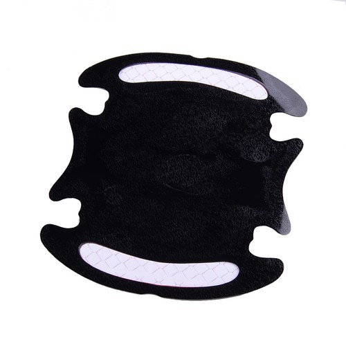Red Carbon Fiber Safety Reflective Car Handle & Bowl Warning Sticker ...