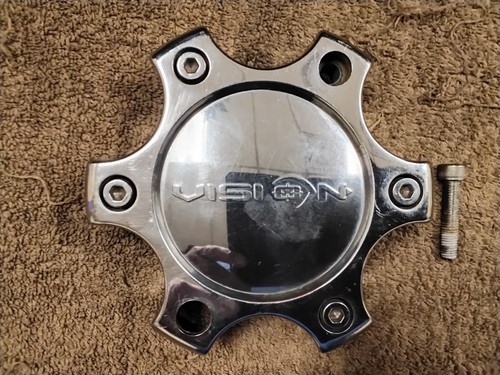 Vision Warrior Wheels, 375-6C, 5.0-inches, Chrome, with one attaching ...