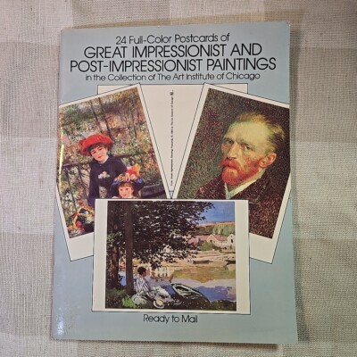 Great Impressionist Painting Book Of 24/ Postcards Art Institute of ...