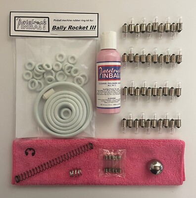 1967 Bally Rocket III Pinball Machine Maintenance Tune Up Kit | eBay ...