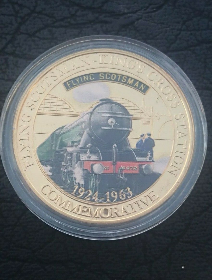 2016 The Flying Scotsman Steam Age Locomotive 24k Gold Plated Proof ...