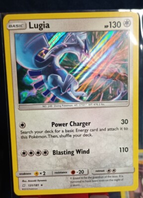 Metal/Colorless Pokemon Bundle - Lugia Holo + Six (6) additional ...