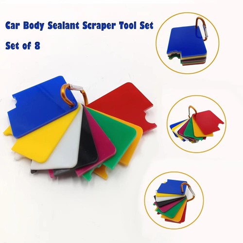 8 Pieces Plastic Scraper Car Body Sealant Scraper Tool Set Acrylic ...