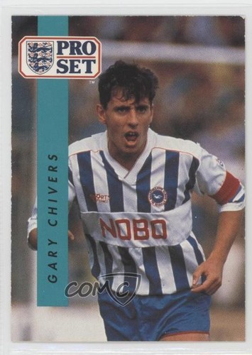 1990-91 Pro Set Gary Chivers (Error: Goalkeeper on Back) #253 Rookie RC ...