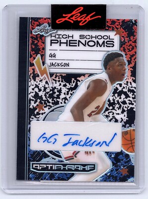2022-23 Leaf Gg Jackson 1/1 Pre-Production proof autograph card | eBay