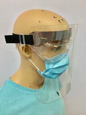 10 Clear Face Shield Eye Face Protector Dental Splatter Splash Spit ...