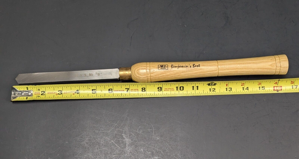 Benjamins Best 5/8" HSS M2 Spear Scraper Woodworking Wood Turning Tool ...