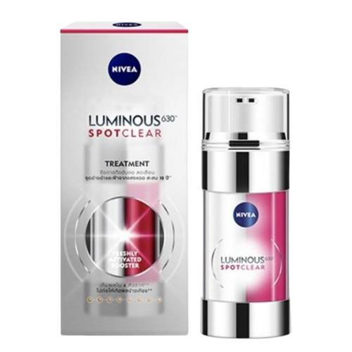 Nivea Luminous 630 Spot Clear Treatment Reduce Dark Spot Blemishes ...