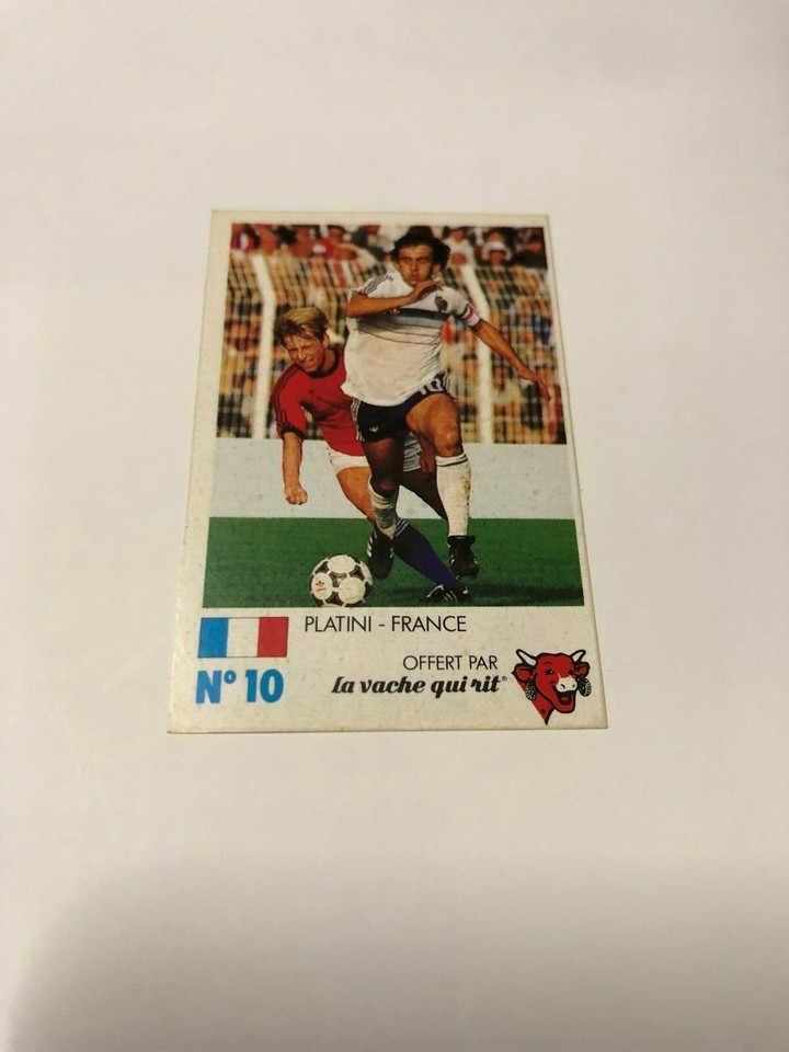 STICKER PANINI MICHEL PLATINI ULTRA RARE FOOTBALL 1985 - VACHE QUI RIT ...