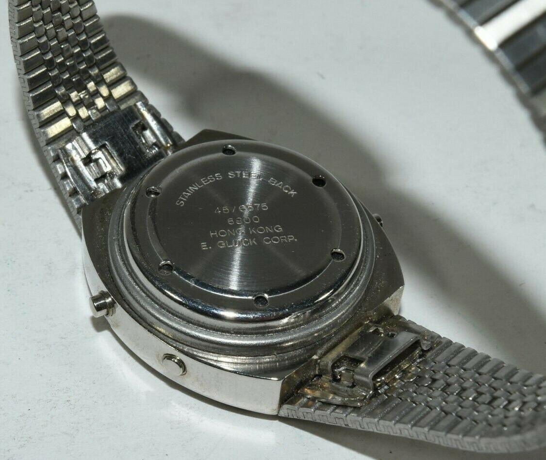 Light Armitron Mens Watch E. Gluck Corp.45/6575 6800 Nice Condition ...