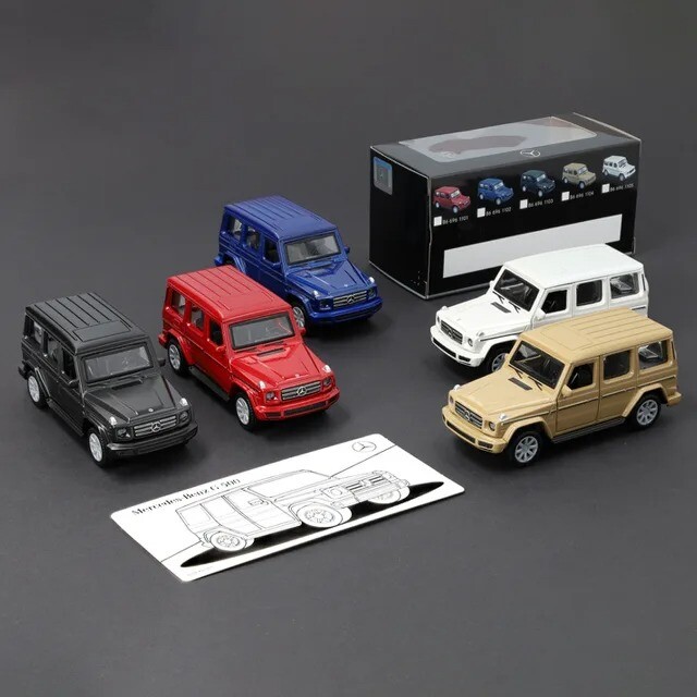 Mercedes-Benz G-Class Offroader W463 Miniature Model Car 1:43 5 Colors ...