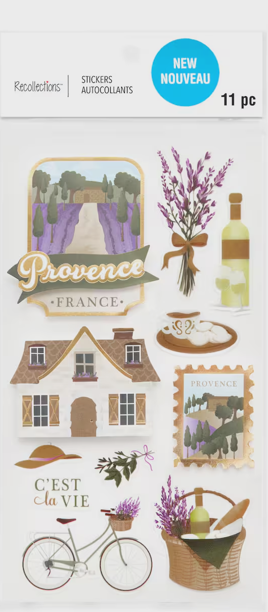 France Provence Travel Explore Lavender Wine Inn Recollections Stickers ...