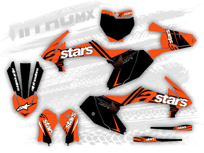 NitroMX Graphics Kit for KTM SX 65 SX65 2016 2017 2018 2019 2020 2021 ...