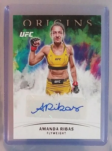 2022 Panini UFC Chronicles Origins Amanda Ribas Auto #OA-ARB Flyweight ...
