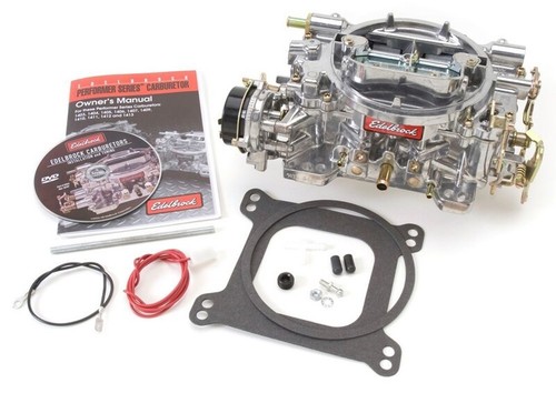 Edelbrock 1403 Performer Series 500 cfm, Square-Flange, Electric Choke ...