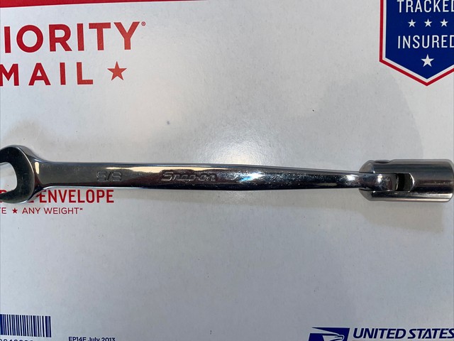 2016 Snap-On Tools USA 5/8" Saltus Flex Head 12pt Socket End Wrench ...