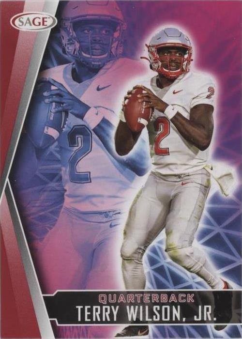 2022 SAGE High Series - Terry Wilson Jr. #108 Red (RC) for sale online ...