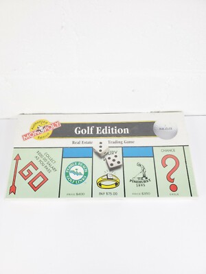Monopoly Golf Edition Board Game 1996 Vintage New Sealed | eBay