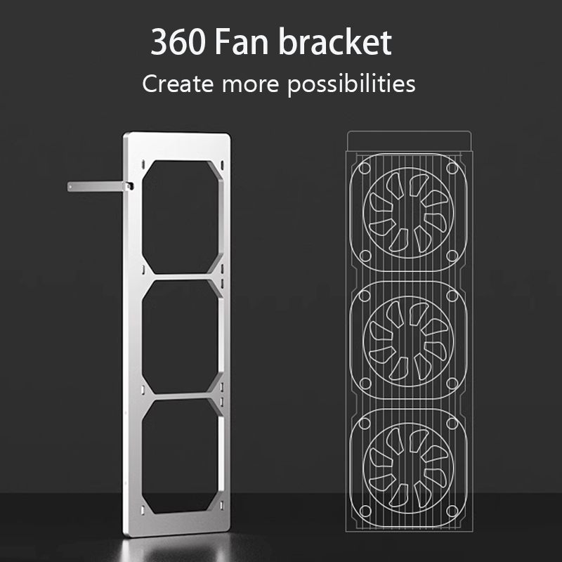 OCOCOO PC Case ATX M-ATX ITX Gaming PC Case Open Frame Customized DIY ...