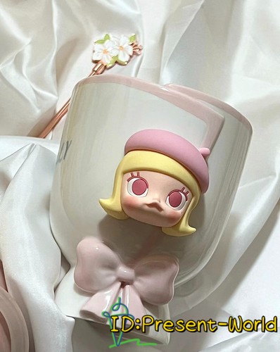 Beijing POPLAND Limited POP MART Molly Spring Date Series Fower Cup Mug ...
