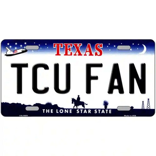 TCU Fan Texas Metal Sign | eBay