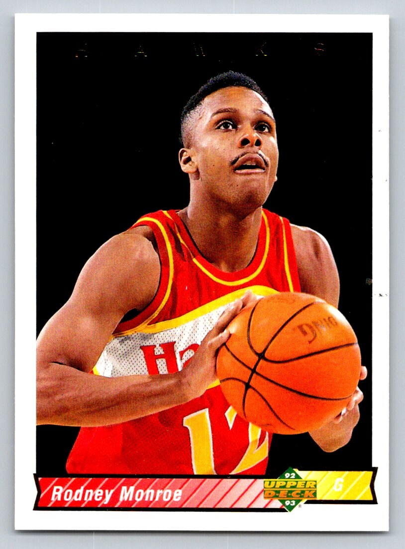 #30 Rodney Monroe Atlanta Hawks sports Upper Deck 1992 | eBay