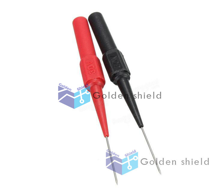 Insulation Piercing Needle Non-destructive Multimeter Test Probes Red ...