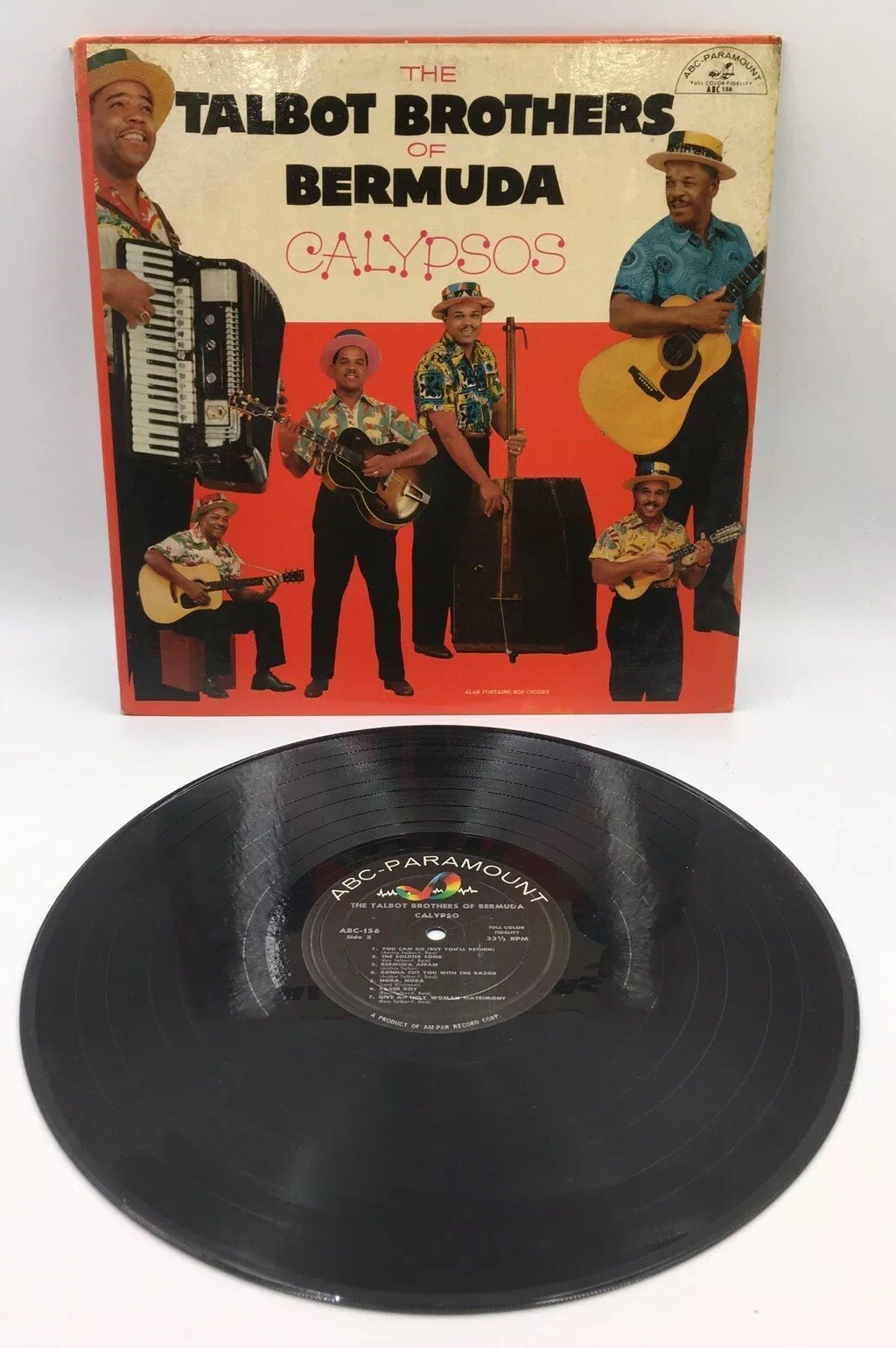 The Talbot Brothers Of Bermuda - Calypsos LP VG+ ABC-156 Mono 1957 ...