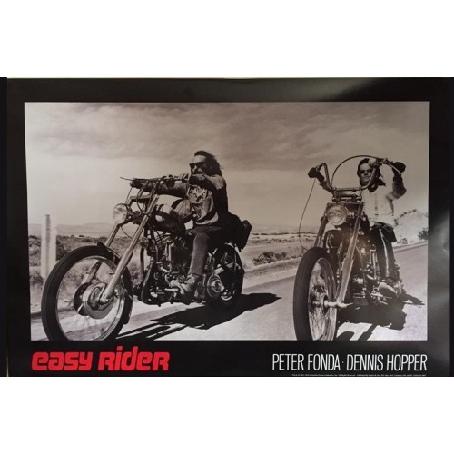 Easy Rider - Dennis Hopper & Peter Fonda on Motorcycles 36x24 Poster | eBay