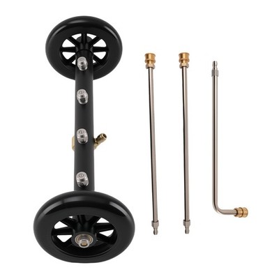 360° Rotating Pressure Washer Copper Head 4 Nozzles Car Undercarriage ...