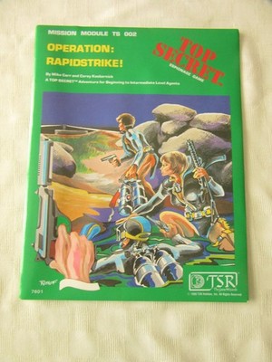TSR TOP SECRET TS002 OPERATION: RAPIDSTRIKE BY CARR & KOEBERNICK - 7601 ...